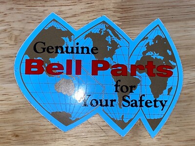 Vintage "Genuine Bell Parts for Your Safety" Bell Helicopter Sticker ...