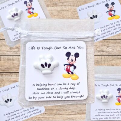 Disney Mickey Mouse Pocket Hugs, Helping Hand Lucky Charm, Exam Good ...