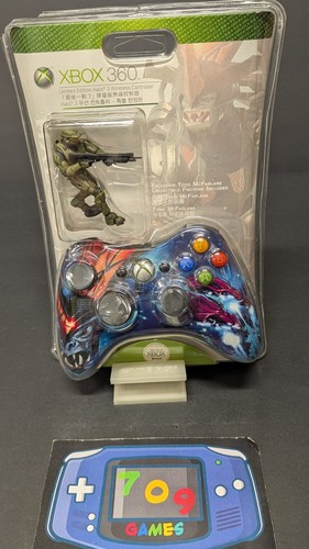 HALO 3 CONTROLLER SPARTAN INCLUDING MINI ACTION FIGURE XBOX 360 BRAND ...