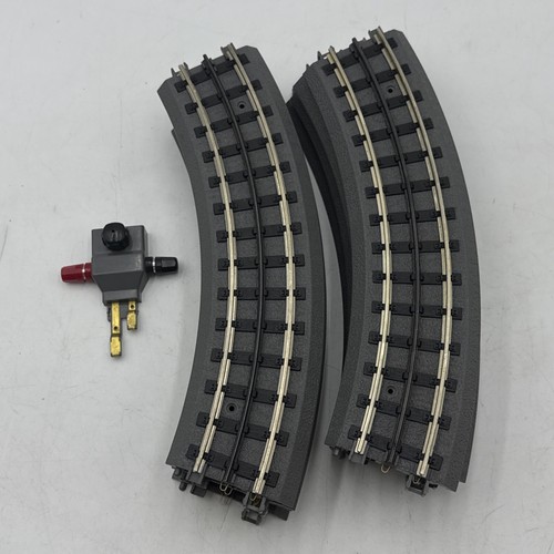 MTH REALTRAX O GAUGE TRACKF LOT OF 9 - 8 O-31 CURVED PIECES + 1 LOCK ON ...