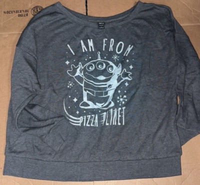 DISNEY TOY STORY ALIEN PULL OVER SWEATER SIZE 2 PLUS PRE-OWNED | eBay