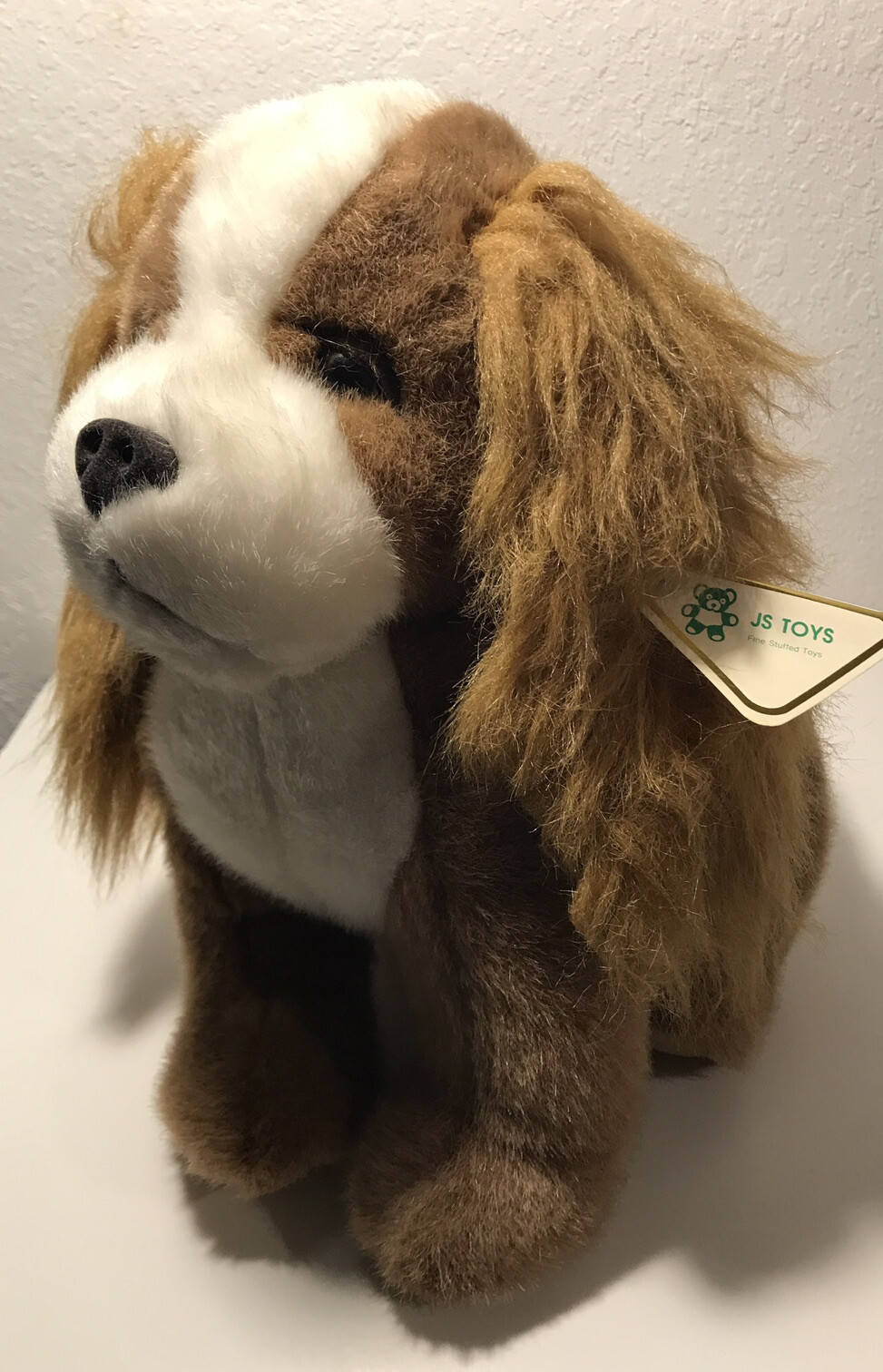 J S Toys Realistic Sitting Cocker Spaniel Plush Stuffed Animal 16 ...