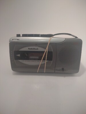 Radio Shack CTR-123 Gray Handheld Voice Activated Cassette Tape ...
