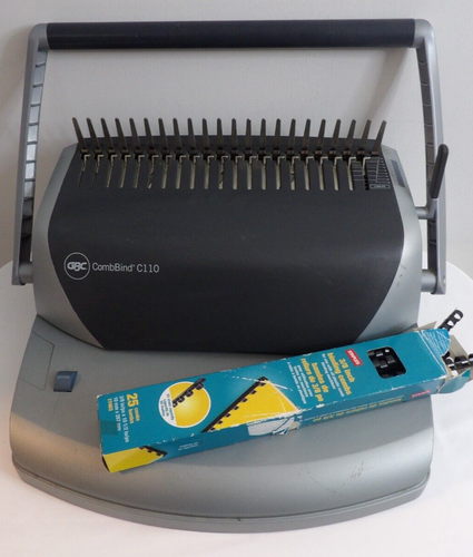GBC CombBind C110 Binder Bindery Punch Comb Machine Binding | eBay