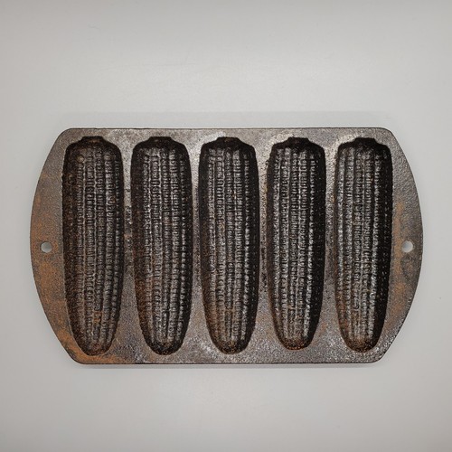 Vintage Lodge Cast Iron Corn Bread Pan Mold Corn Ears #527C2 Made in ...
