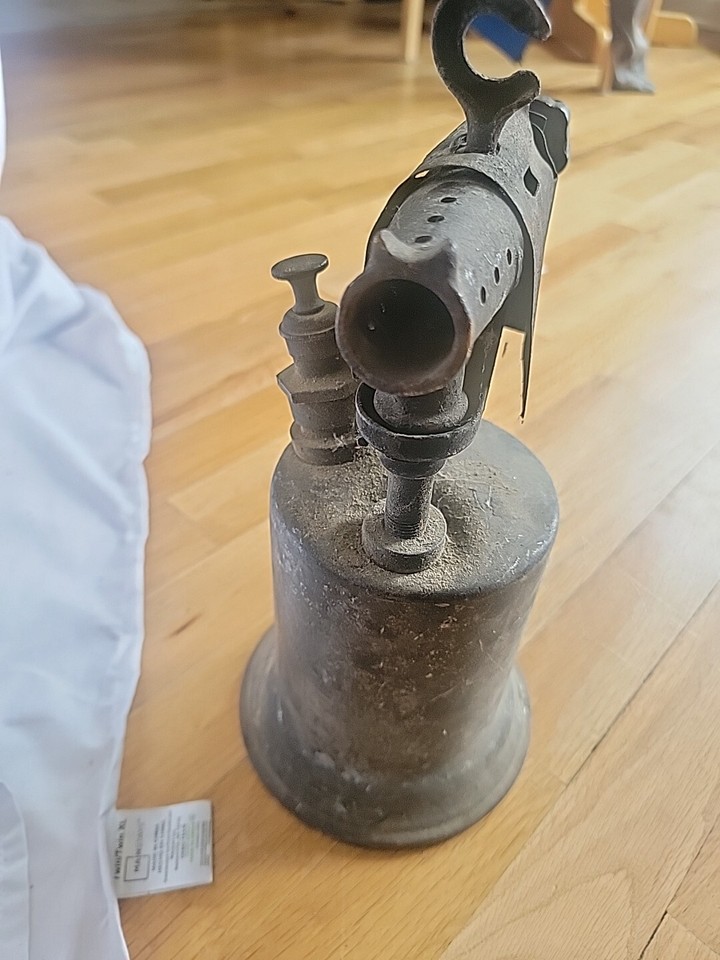 Vintage Antique Welding Plumbing Soldering Iron Gas Blow Torch | eBay