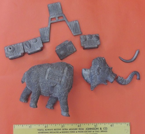 Vintage Lead D&D miniatures Grenadier ? War Elephant | eBay