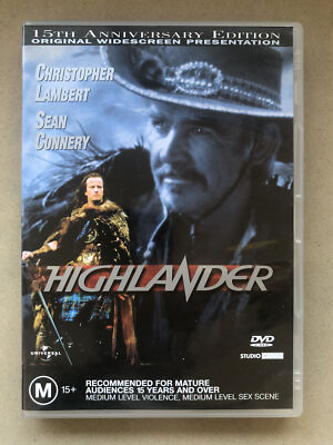 Highlander (DVD 1986) Region 4 Action, Fantasy Christopher Lambert ...