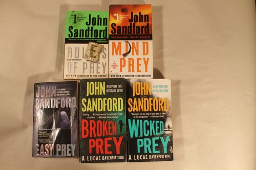 Rules of Prey, Mind, Easy, Broken & Wicked Prey by John Sandford (5 ...