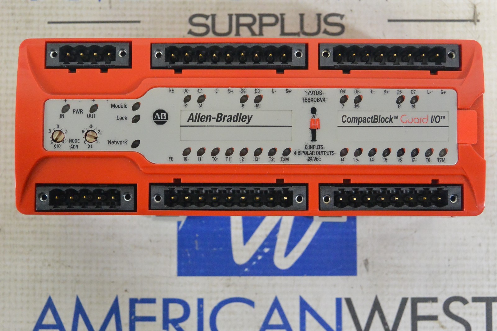 ALLEN BRADLEY 1791DSIB8X0BV4 DEVICENET SAFETY INPUT MODULE - NEW OPEN ...