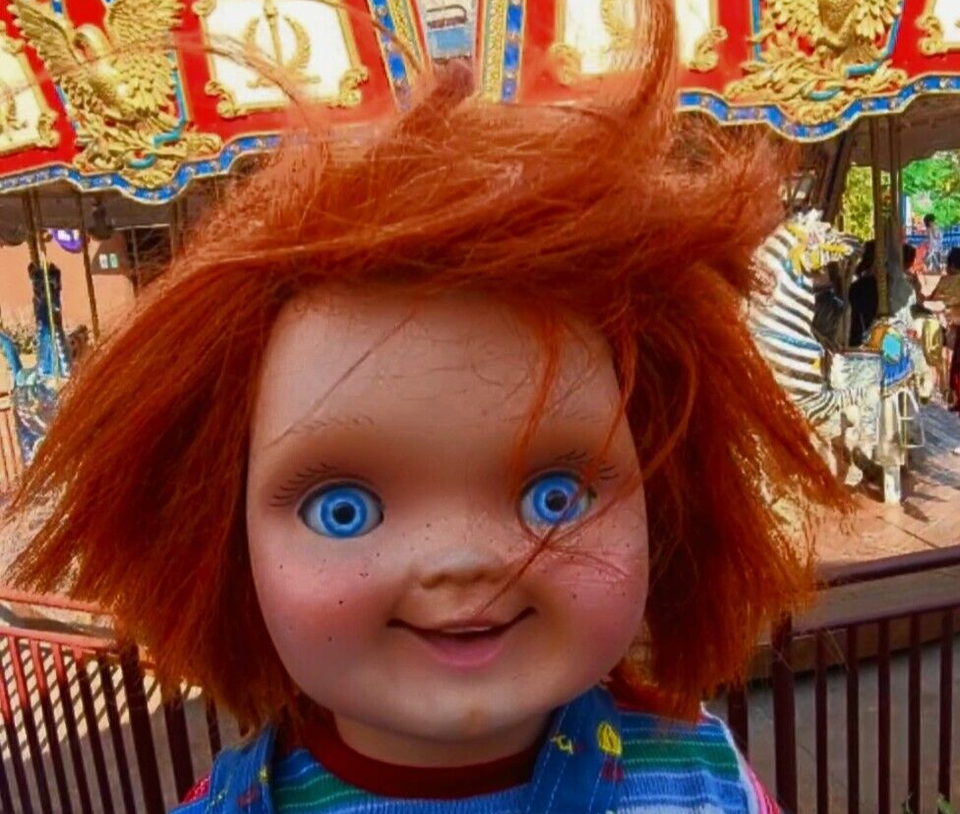 Chucky head painted and wig jus head bodiless | eBay