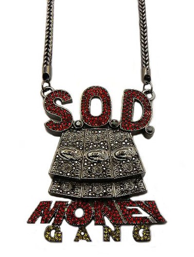 SOULJA BOY'S SOD MONEY GANG PIECE & 36" FRANCO CHAIN | eBay