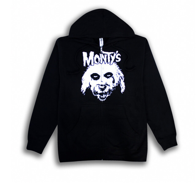 Monty’s Good Burger Los Angeles Misfit Zip Fleece Hoo… - Gem