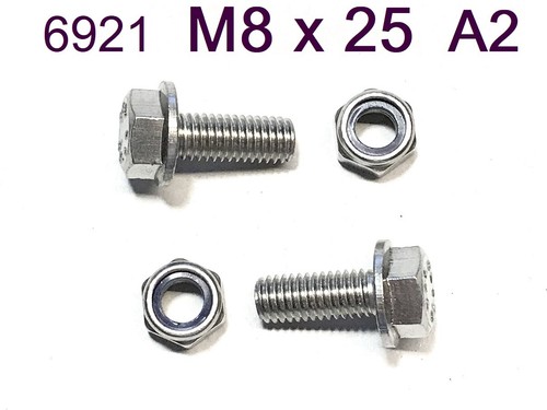 10 St. Bundschraube M8x25 Edelstahl A2 + Mutter M8 A2 | eBay