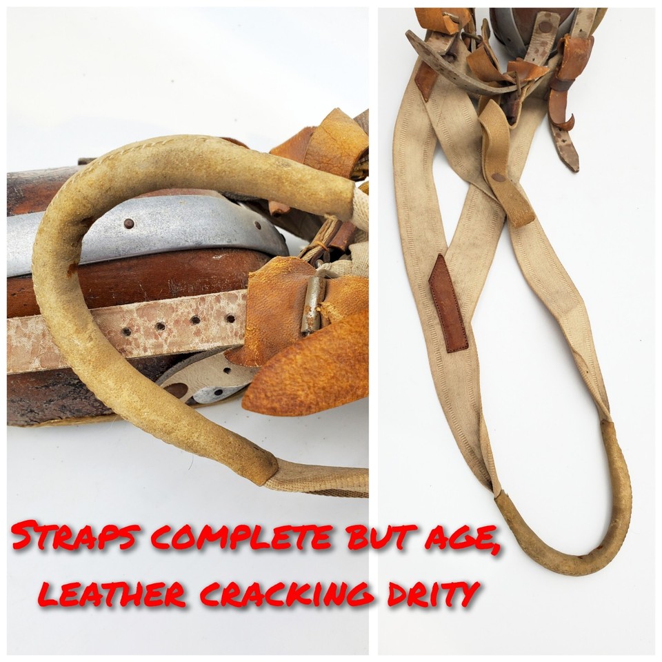 Antique Surgical Medical Leather Wood Prosthetic Arm Hand European ...