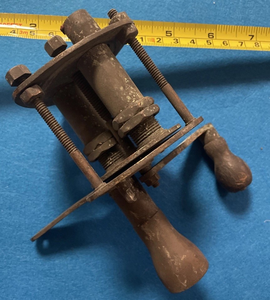 VINTAGE 1880s Copper & Brass Reloading Powder Measure. 2 Channels. Rare ...