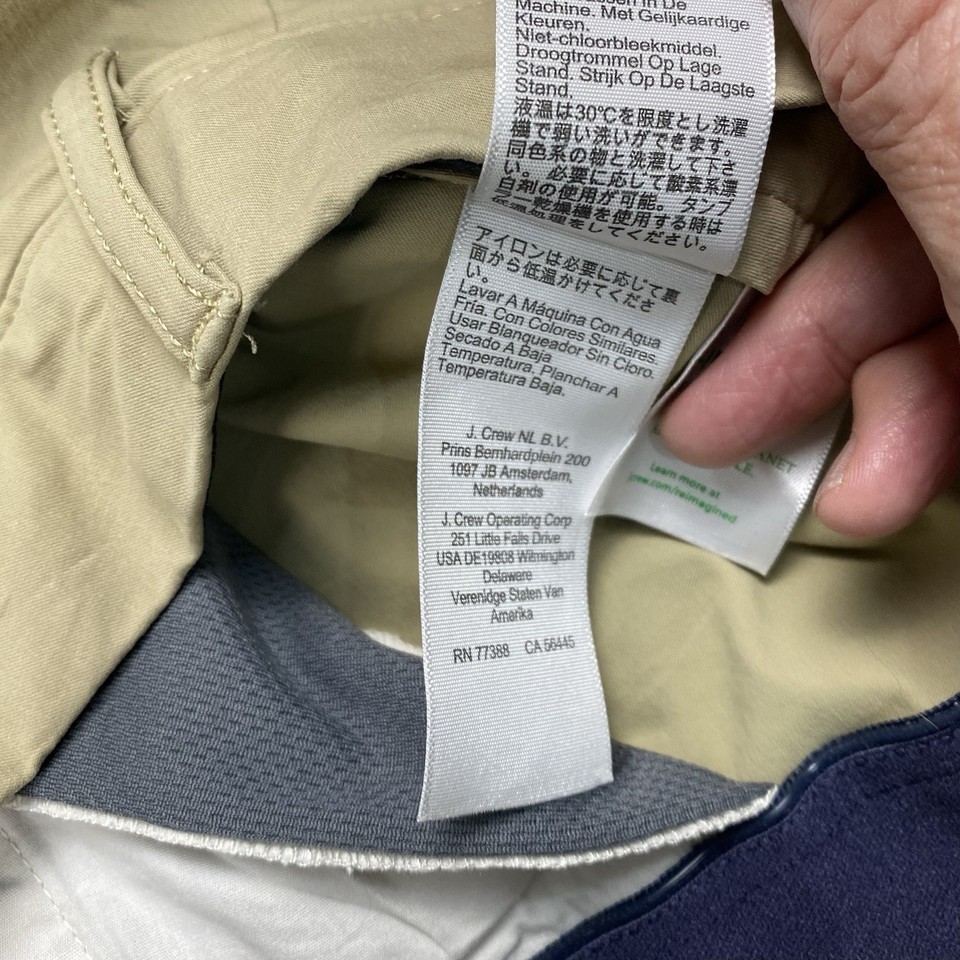 J. Crew Tech Pant 484 Slim Mens 33x30 Tan Casual Performance Golf ...
