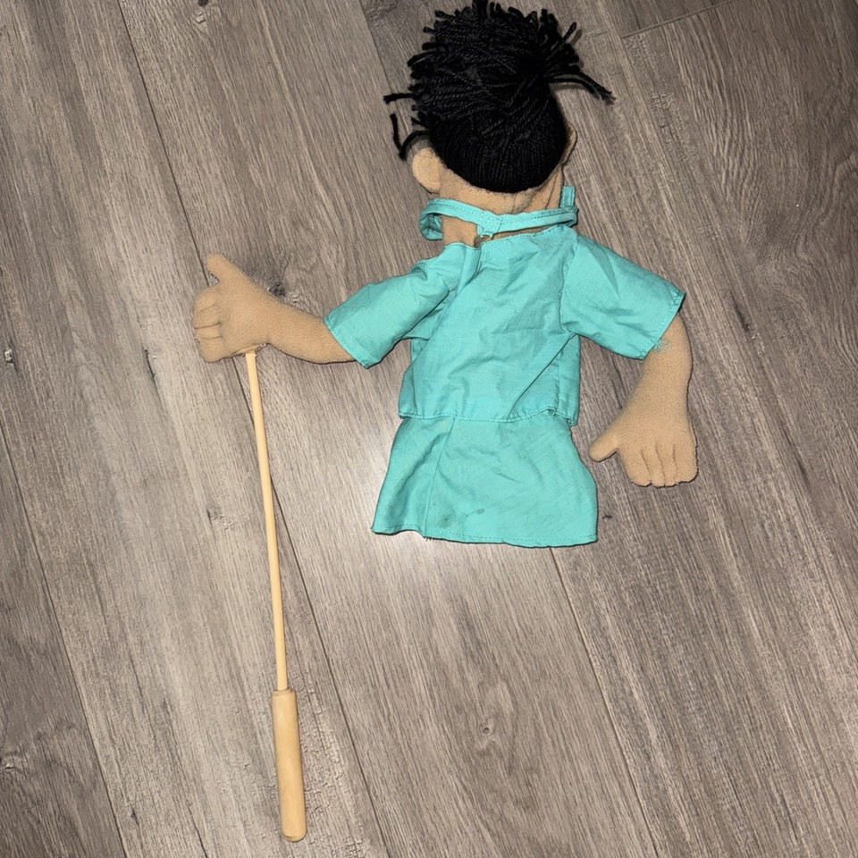 Melissa & Doug Hand Puppet Doctor Dr. Susan Nurse Surgeon Scrubs Mask w ...