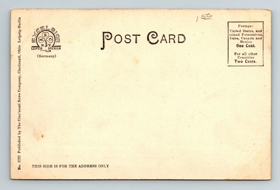 Cincinnati OH-Ohio, Quiet Corner Burnett Woods Vintage Souvenir ...
