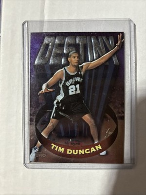 1997-98 Topps Tim Duncan Destiny Rookie RC #D8 Spurs | eBay UK
