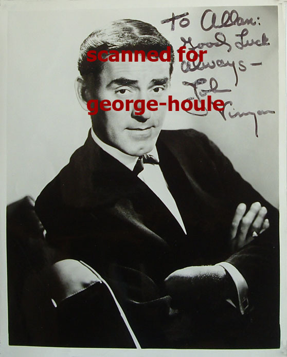 JOHN VIVYAN - PHOTOGRAPH - SIGNED - MR. LUCKY - CBS - BLACK TIE | eBay