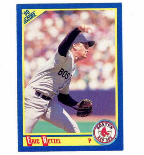 Eric Hetzel Boston Red Sox #31 Pitcher #543 Score 1990 Baseball Card | eBay