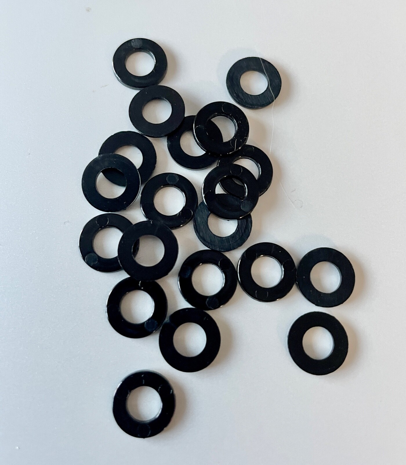 BLACK NYLON PLASTIC WASHERS M2,M2.5,M3,M4,M5,M6,M8,M10,M12,M16 FORM A ...