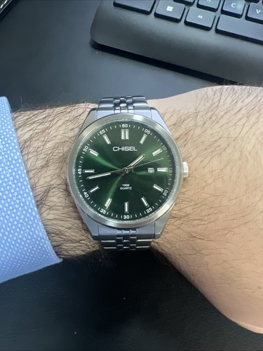 Chisel Watch 100m Quartz Green | eBay Australia
