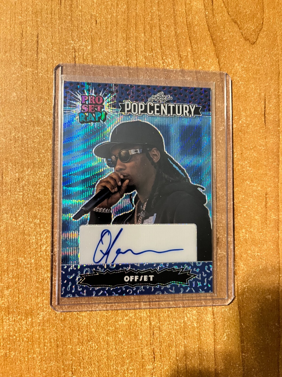 2023 Leaf Pop Century - Offset - Purple Wave Pro Set Raps Auto #d 1/7 ...