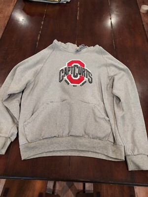 Captain Curts Ohio State Buckeyes Fan Sweatshirt Men's Large Gray | eBay