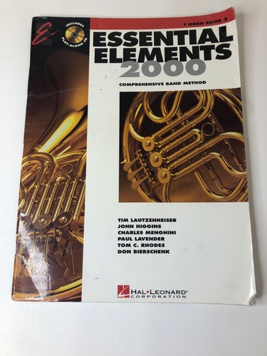 Essential Elements 2000 Band Method Book F Horn Book 2 Hal Leonard CD ...