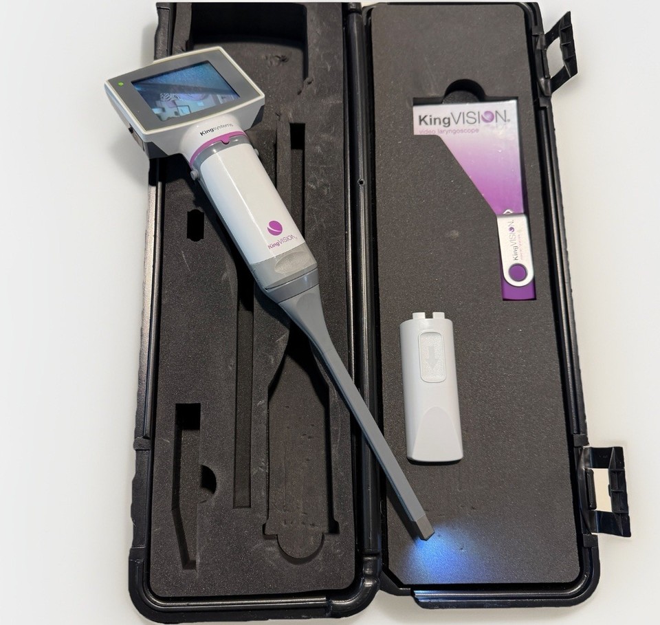 King Systems Vision Video Laryngoscope w/ Camera Adapter & Case | eBay