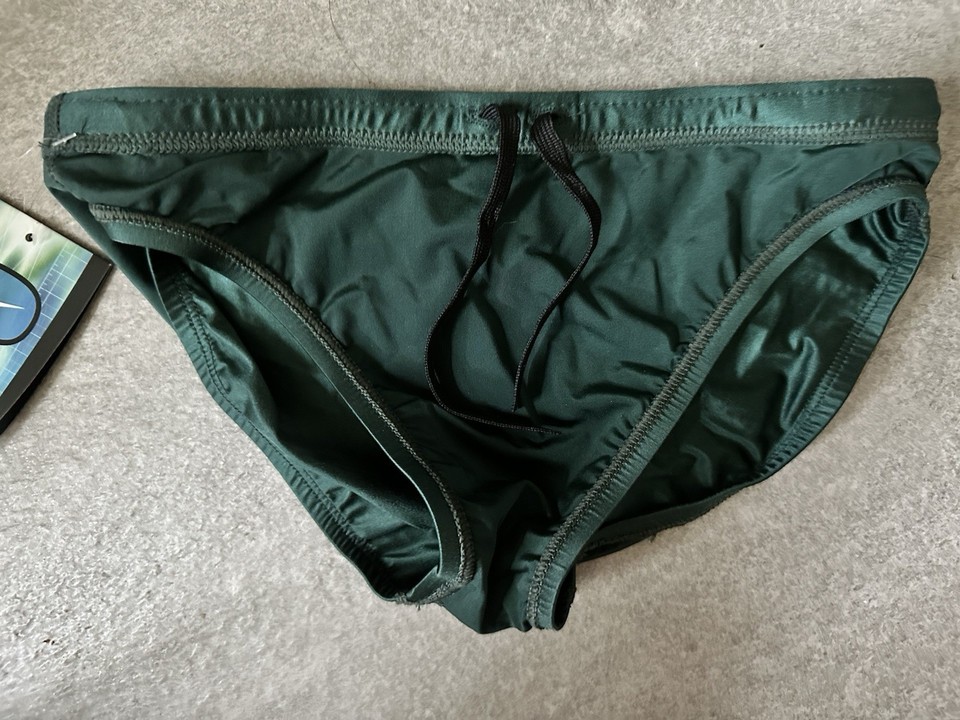NWT Rare Men's Nike Swim Briefs Size 30 Nylon Lycra Spandex Unlined ...