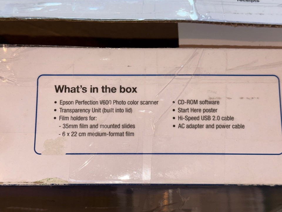 Epson Perfection V600 Photo Color Scanner - Complete with all Trays ...