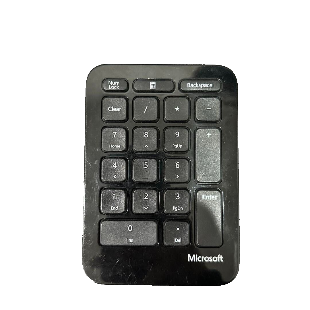 Microsoft Wireless Sculpt Ergonomic Keyboard Ten Key Pad Port 5KV-00006 ...