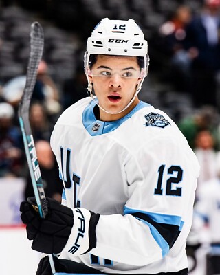 Tij Iginla Warmups Utah Hockey Club 8x10 NHL Hockey Photo | eBay