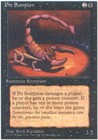 Pit Scorpion Light Play, English Magic the Gathering MTG 4th Edition | eBay