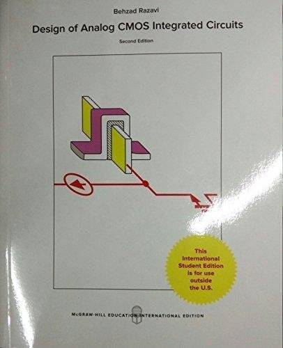 Design of Analog CMOS Integrated Circuits - Paperback By Behzad Razavi ...