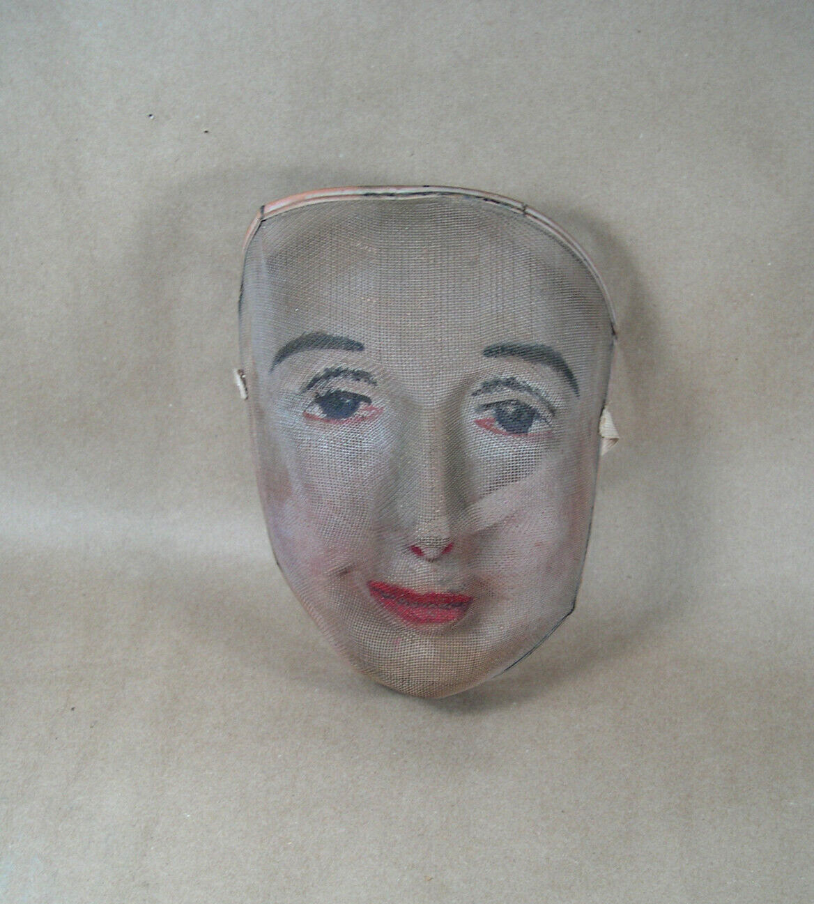 RARE Antique Wire Mesh Odd Fellows Rituals or Mardi G… - Gem