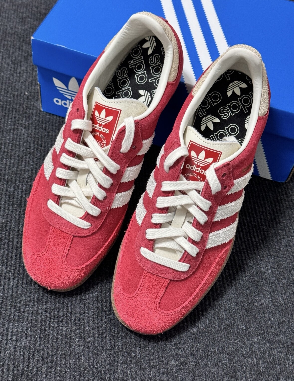 adidas originals Samba OG TAL Red Low Top for US Unisex Adults