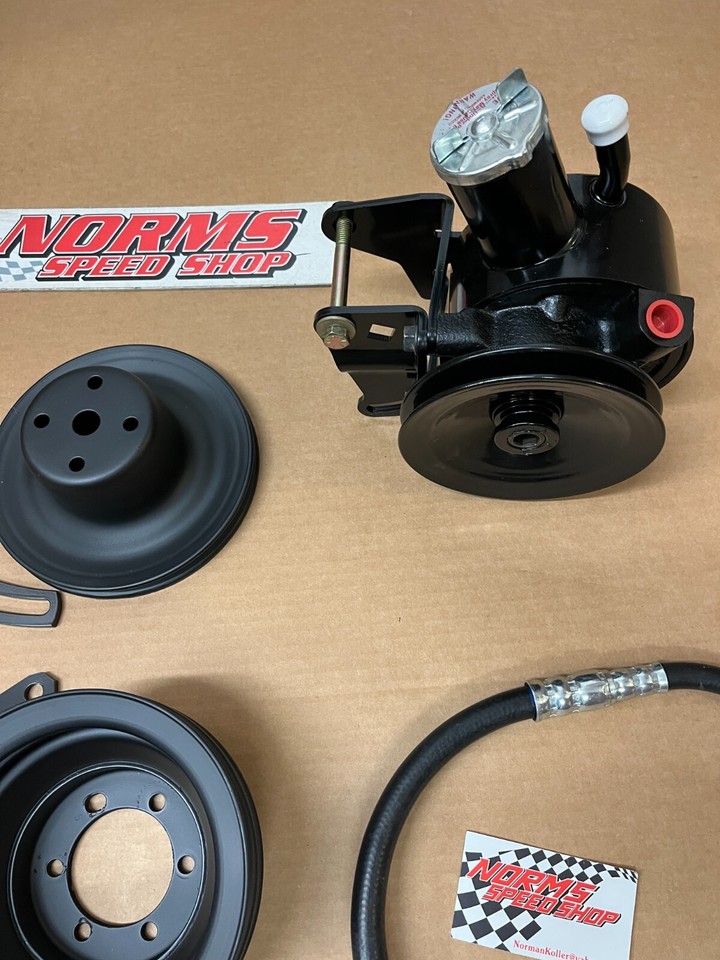 Mopar 383 440 426 Power Steering Pump Non AC Air Brackets Pulleys 1962 ...