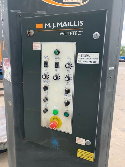 M.J. MAILLIS WULFTEC STRETCH WRAP MACHINE SMH-SPL-S 55 LOAD PER HOUR ...