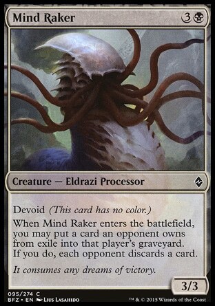 MTG Magic the Gathering Mind Raker (95/313) Battle for Zendikar LP | eBay
