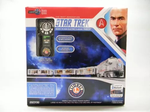 LIONEL STAR TREK LIONCHIEF FULL TRAIN SET O GAUGE NCC 1701 Space ...