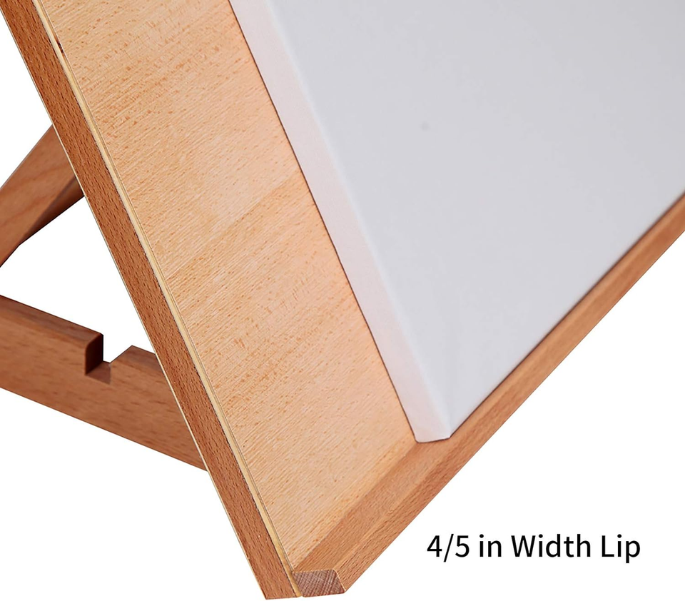 Large 5-Position Wood Drafting Table Easel Drawing and Sketching Board ...