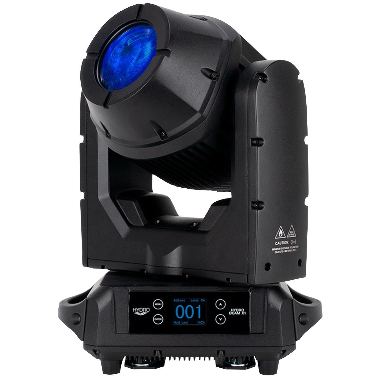 ADJ Hydro Beam X1 IP65 Pro Moving Head Yoke Light Fixtures Pair w Case ...