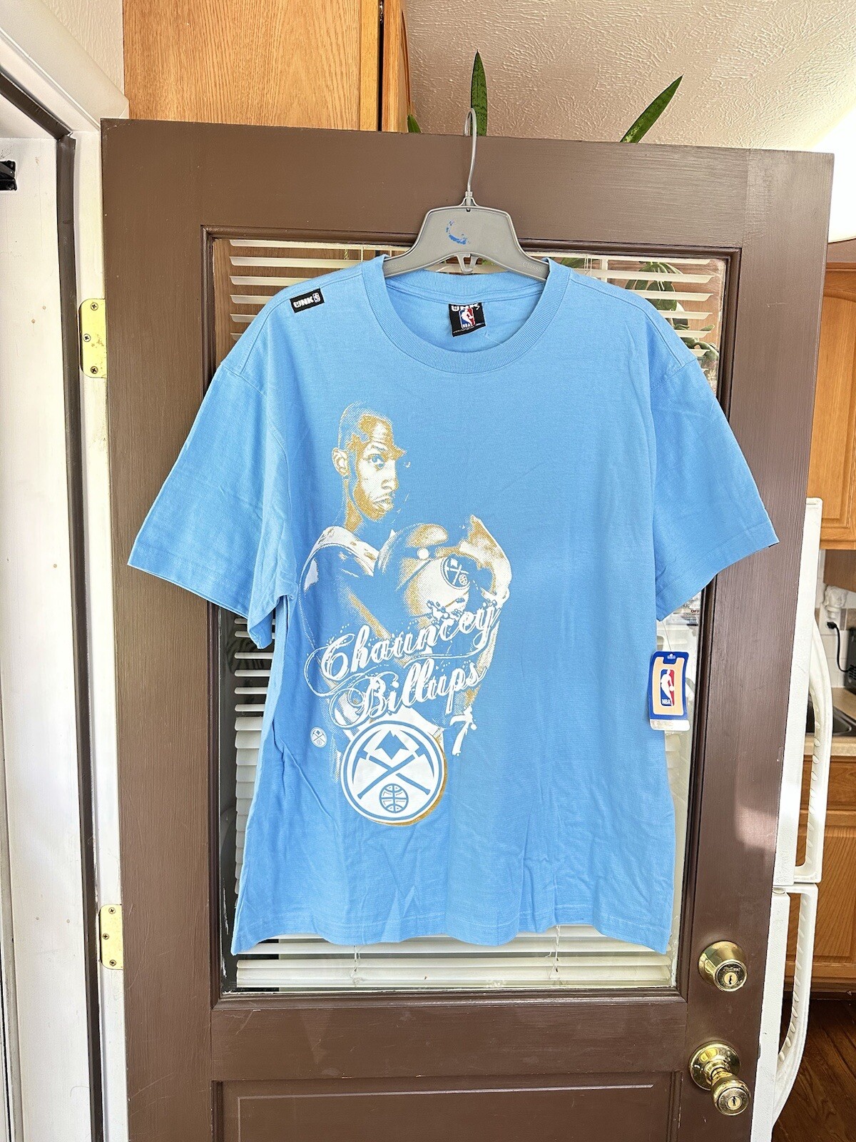 NWT Vintage Denver Nuggets #1 Chauncey Billups COOL NBA T-Shirt Jokic ...