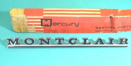 NOS 1966-1969 Mercury Montclair Quarter Panel Nameplate | eBay