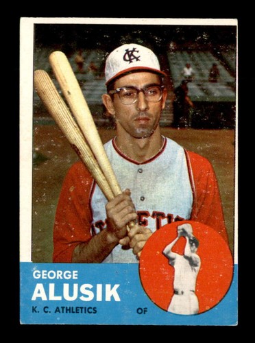 1963 Topps #51 George Alusik VG/VGEX X2909743 | eBay