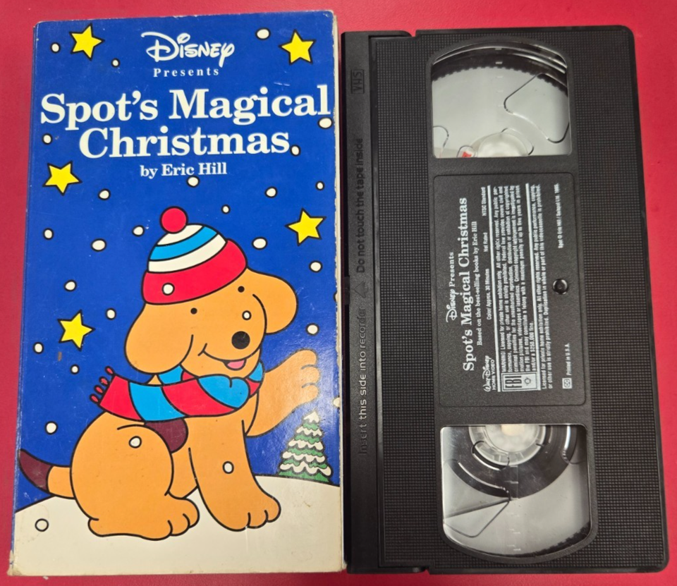 Disney's Spot VHS Lot of 4 (Discover/Party/School/Magical Christmas) | eBay